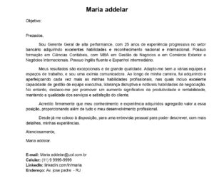 Como fazer carta de apresentação - Modelo 2023